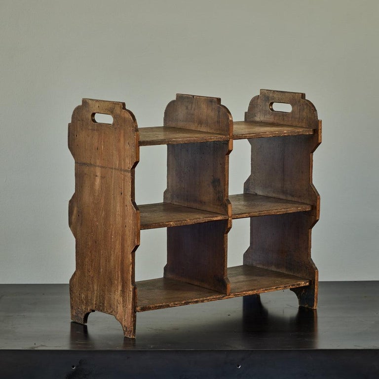 Pine Wood Stand with Shelves For Sale at 1stDibs