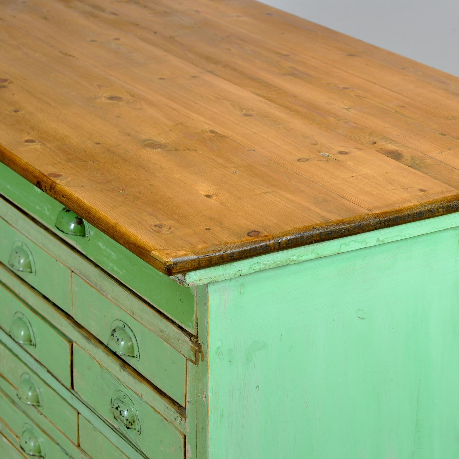 Pine Worktable, 1930s at 1stDibs
