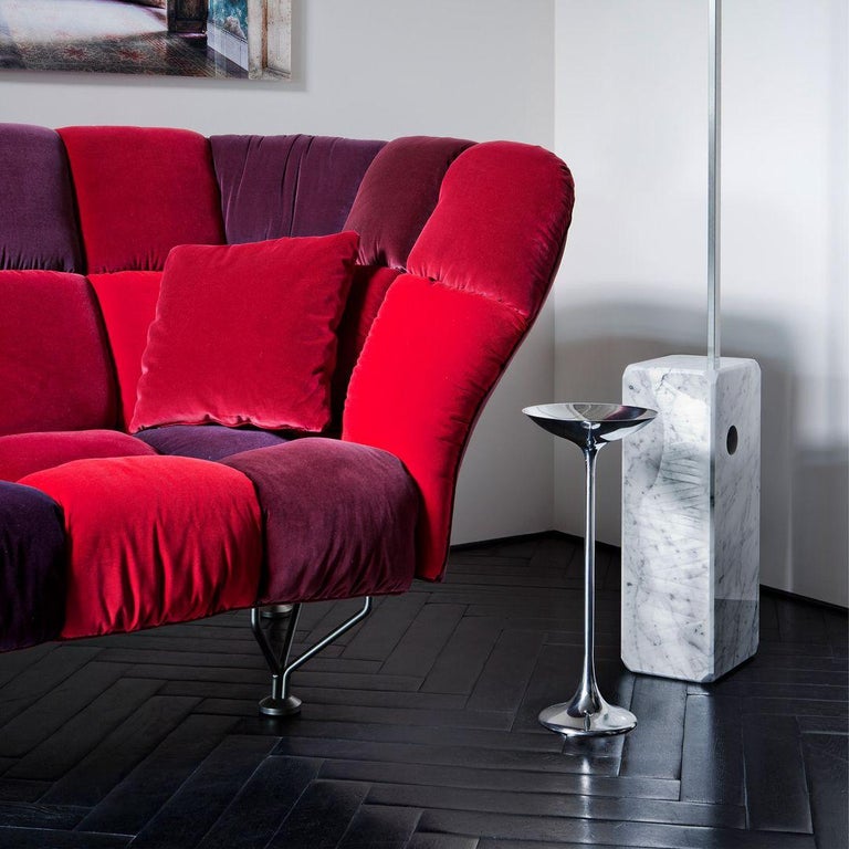 Ping I Side Table Polished Aluminum by Driade For Sale at 1stDibs