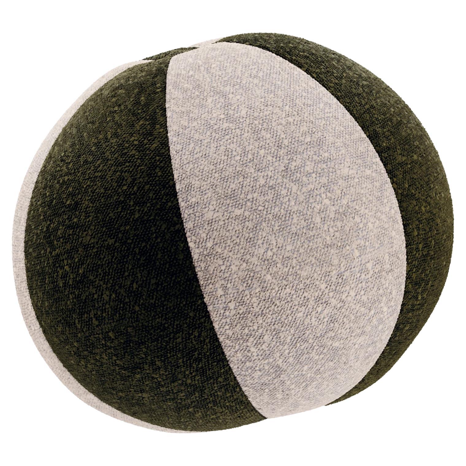 Mostaza Ball Pillow, Bouclé Fabric For Sale at 1stDibs