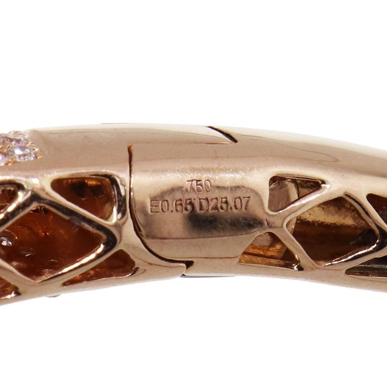 Pink Diamond and Emerald Double Panther Collar Necklace For Sale at ...