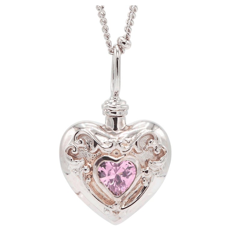 Pink Dream Heart Scent Bottle For Sale at 1stDibs