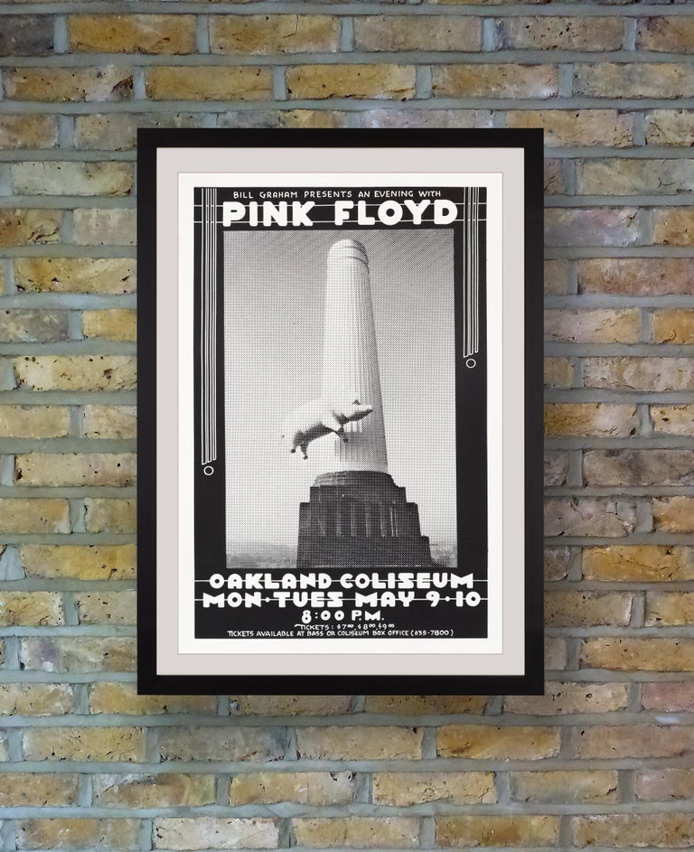 Pink Floyd Original Vintage Concert Poster by Randy Tuten, 1977 at 1stDibs