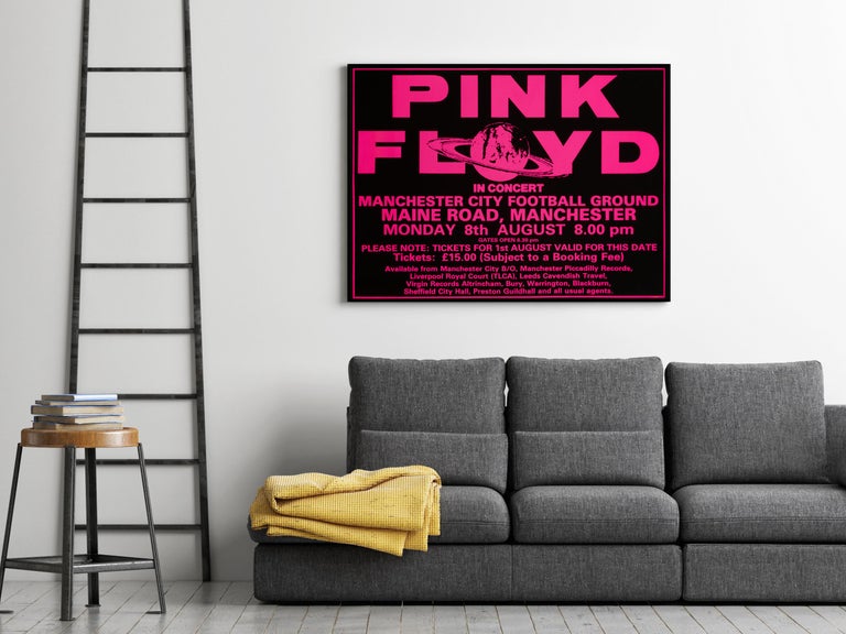 Pink Floyd Original Vintage Concert Poster, Manchester, England, 1988 ...