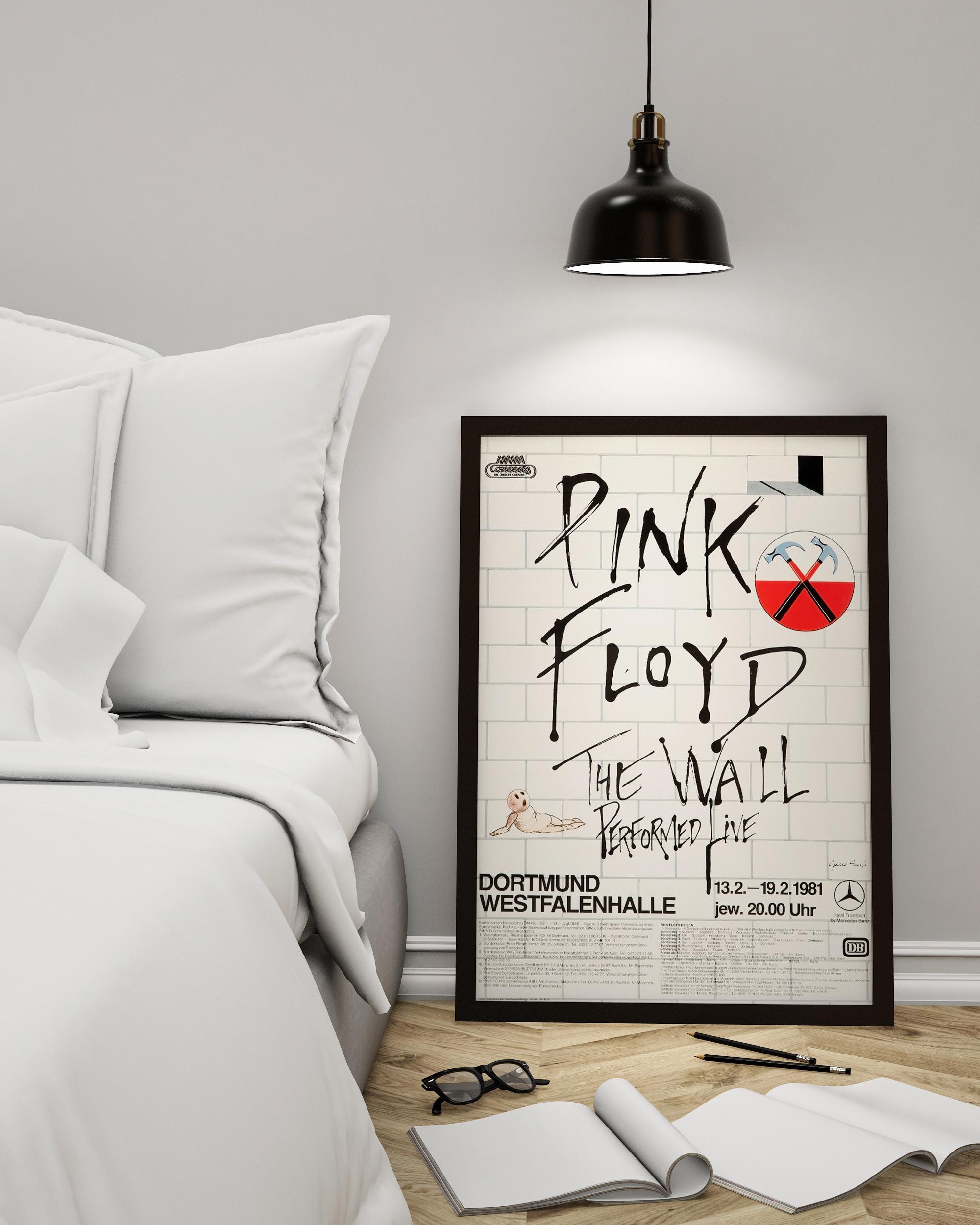 Pink Floyd "The Wall" Original Vintage Tour Poster for Dortmund ...