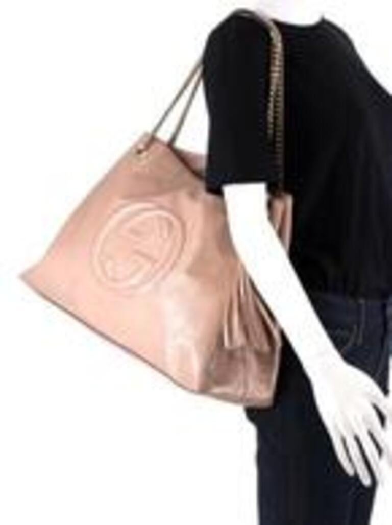 Pink Glossy Large Soho Tote Bag For Sale at 1stDibs
