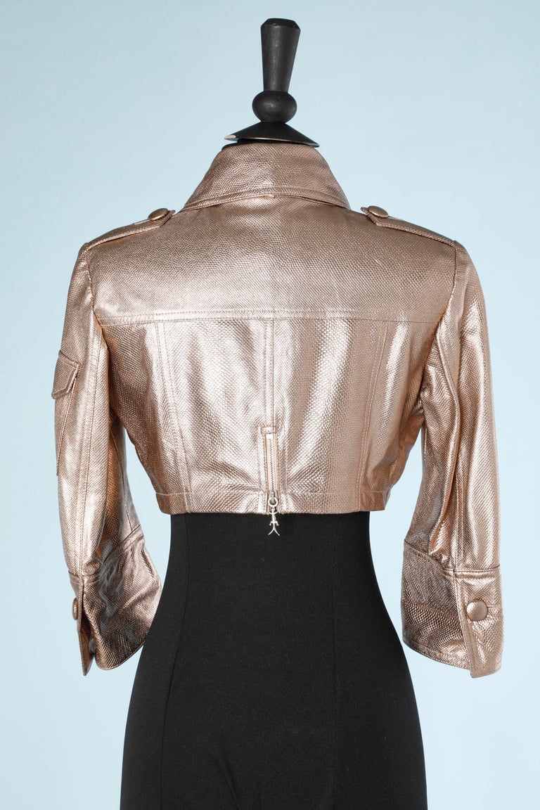 Pink gold Karung short jacket Shiro For Sale at 1stDibs