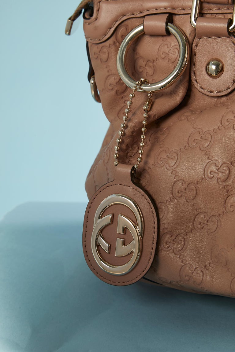 Pink leather bag Guccissima Gucci Numbered For Sale at 1stDibs