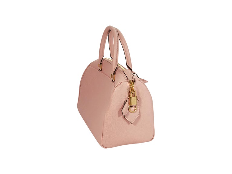 Pink Louis Vuitton Monogram Leather Speedy 25 Bag at 1stDibs