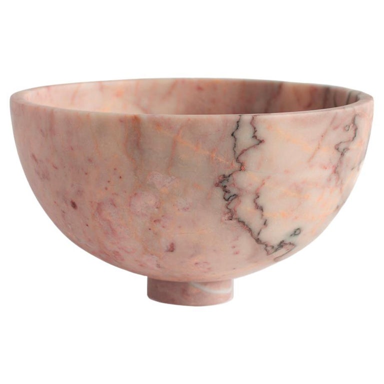 Pink Marble Fruit Bowl For Sale at 1stDibs | pink marble bowl