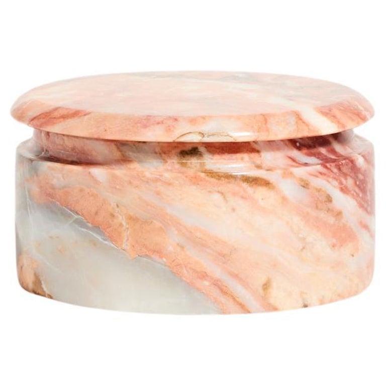 Pink Marble Jewelry Pot at 1stDibs