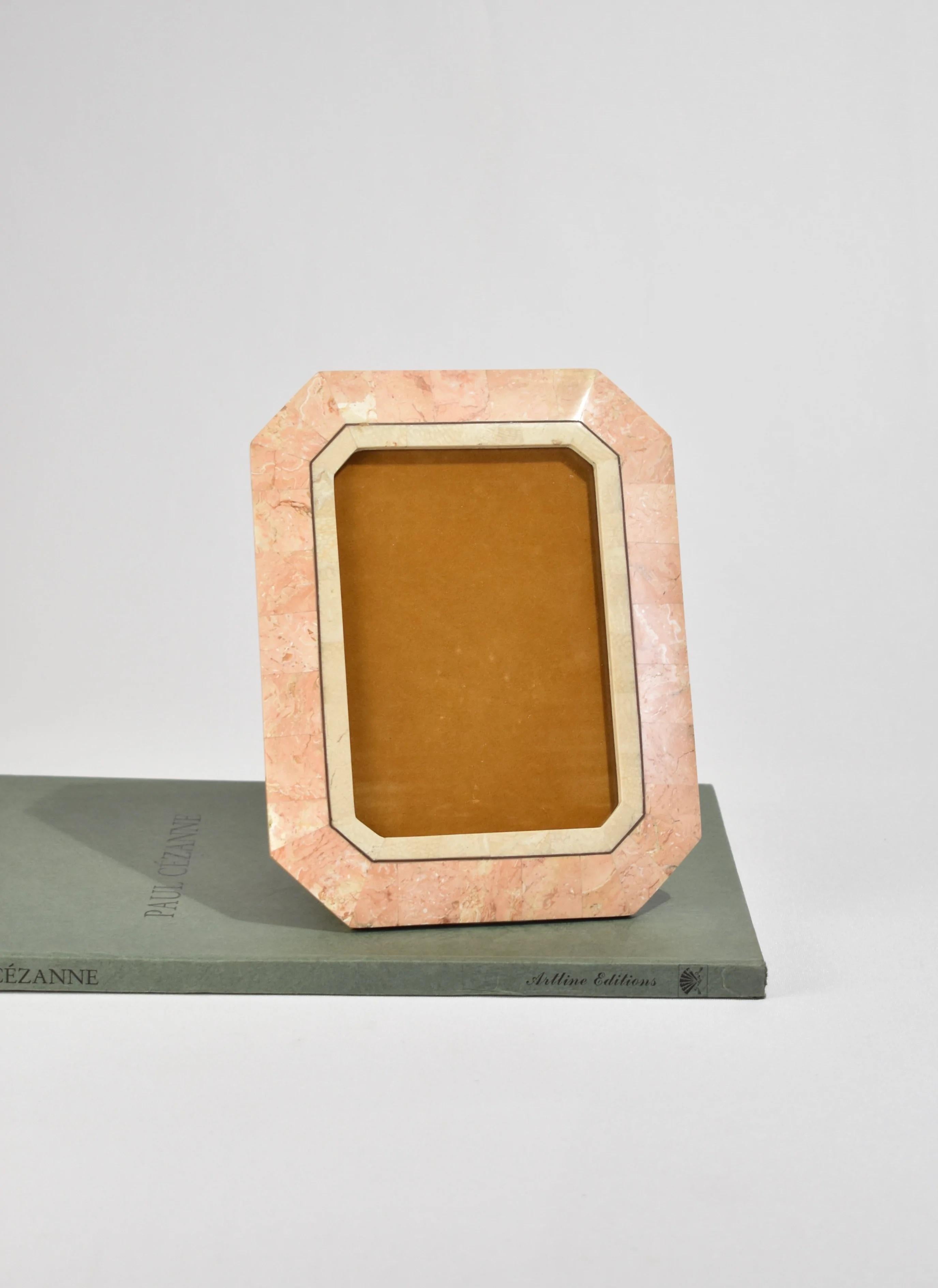 Pink Marble Picture Frame at 1stDibs