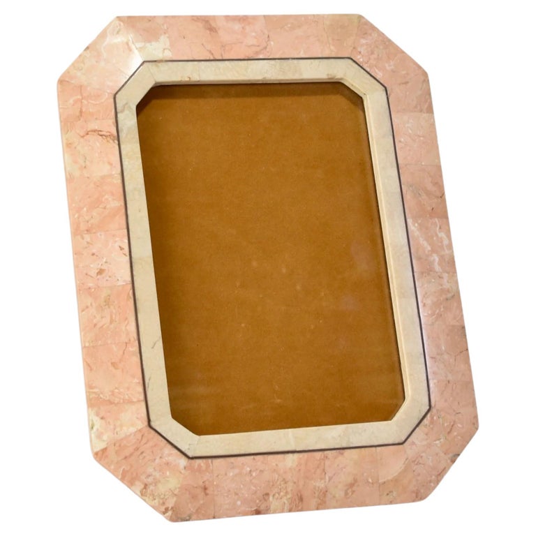 Pink Marble Picture Frame For Sale at 1stDibs