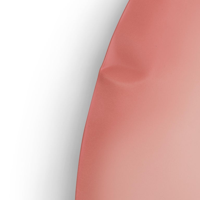 Pink Matt Tafla O5 Wall Mirror by Zieta For Sale at 1stDibs