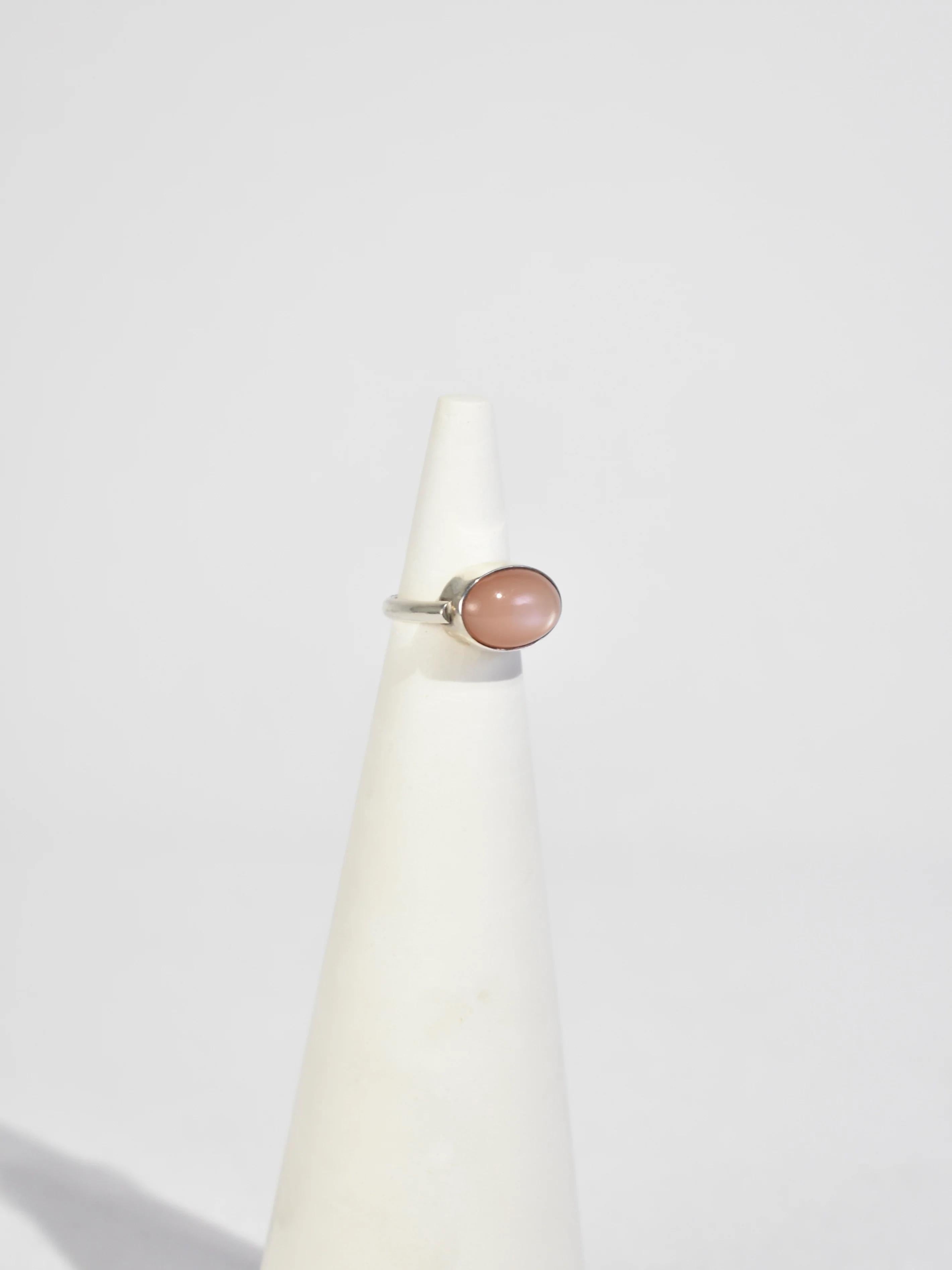 Pink Moonstone Ring at 1stDibs | pink moonstone jewelry
