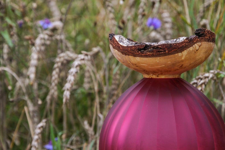 Pink Poppy Stacking Vessel, Pia Wüstenberg For Sale at 1stDibs