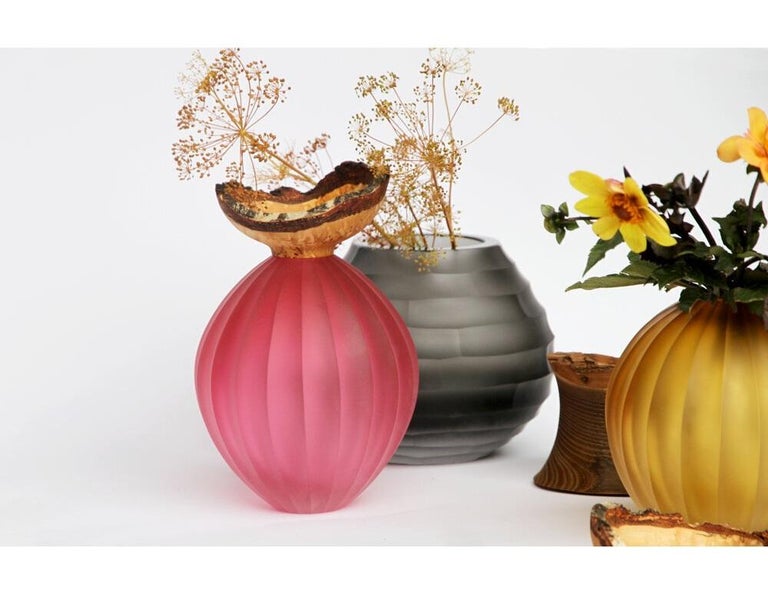 Pink Poppy Stacking Vessel, Pia Wüstenberg For Sale at 1stDibs