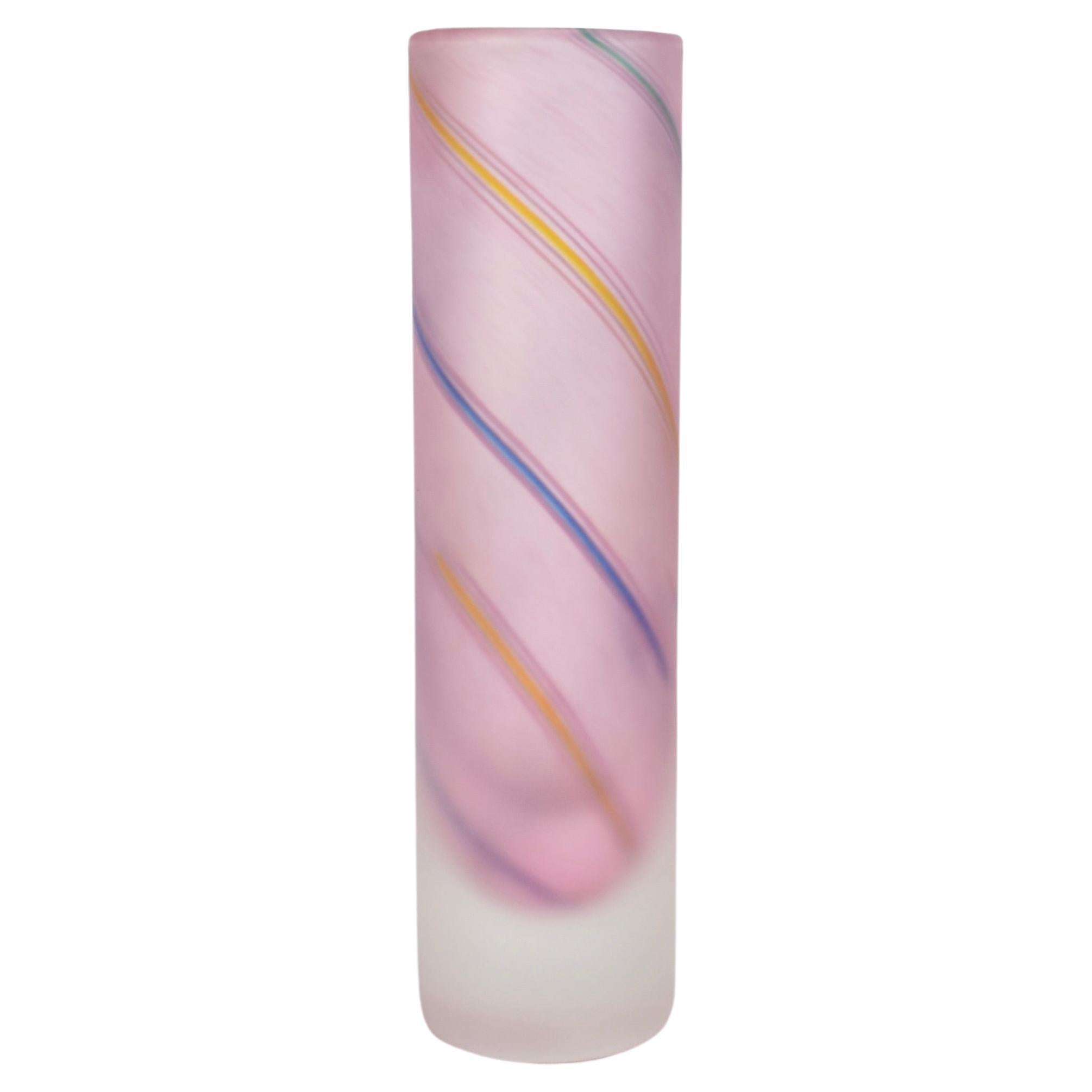 Pink Checkered Onyx Vase at 1stDibs | pink checkered vase, chequered vase