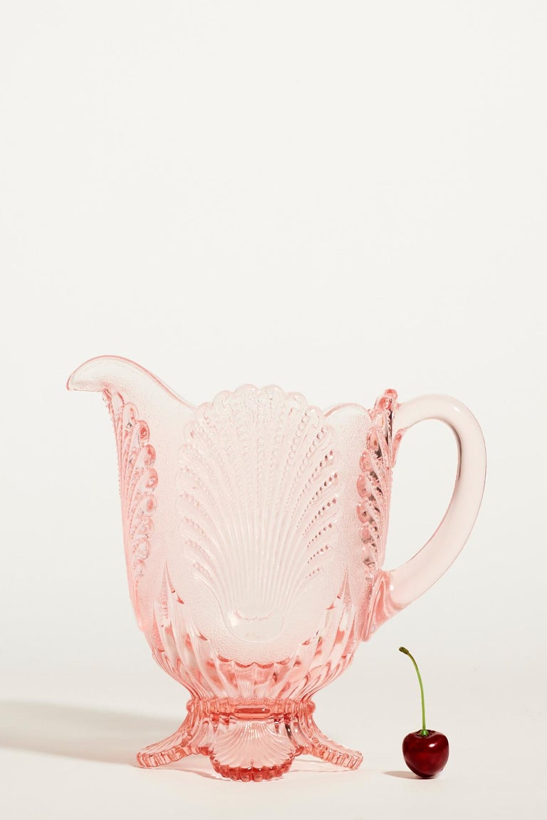 Pink Shell Pitcher Set at 1stDibs