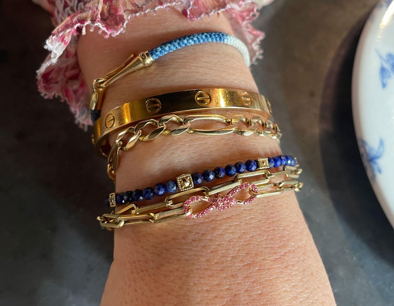 Pink Spinel "Forget Me Knot" Multifunctional Enhancer Clip Pendant ...