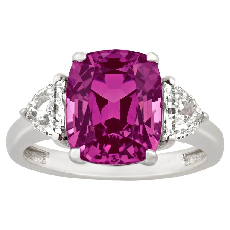 Pink Spinel Ring, 5.82 Carats For Sale at 1stDibs