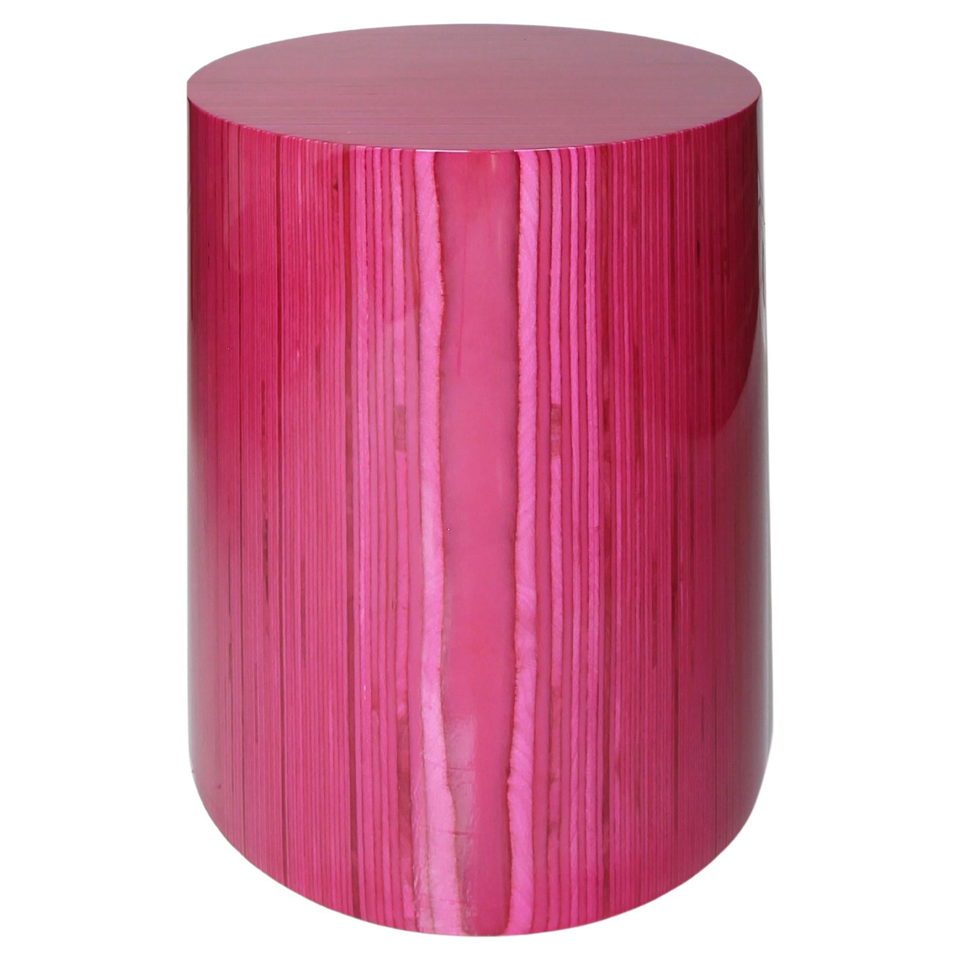 Pink Stool by Timbur, Represented by Tuleste Factory For Sale at 1stDibs