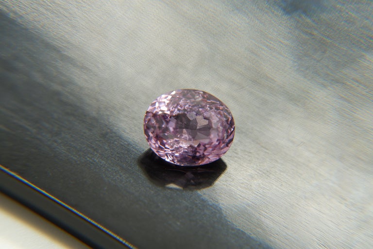 Pink Violet Spinel, Solitaire Ring, Spinel Engagement Ring, August ...