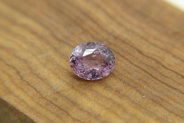 Pink Violet Spinel, Solitaire Ring, Spinel Engagement Ring, August ...
