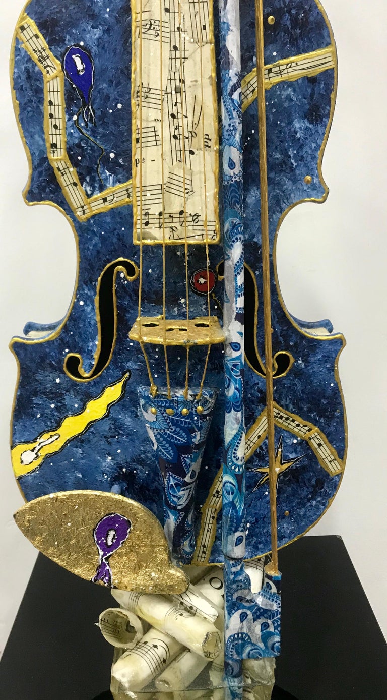 PINKHAS - The balloon seller - Real violin Unique piece - Chagall ...