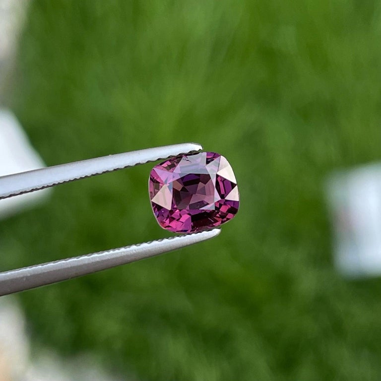 Pinkish Purple Spinel Gemstone 1.41 Carats Certified Loose Spinel for ...
