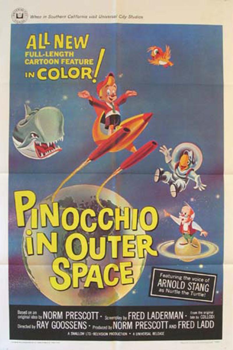 Pinocchio In Outer Space, 1965 For Sale at 1stDibs | pinocchio in outer ...
