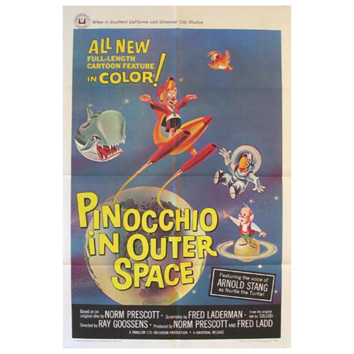 Pinocchio In Outer Space, 1965 For Sale at 1stDibs | pinocchio in outer ...