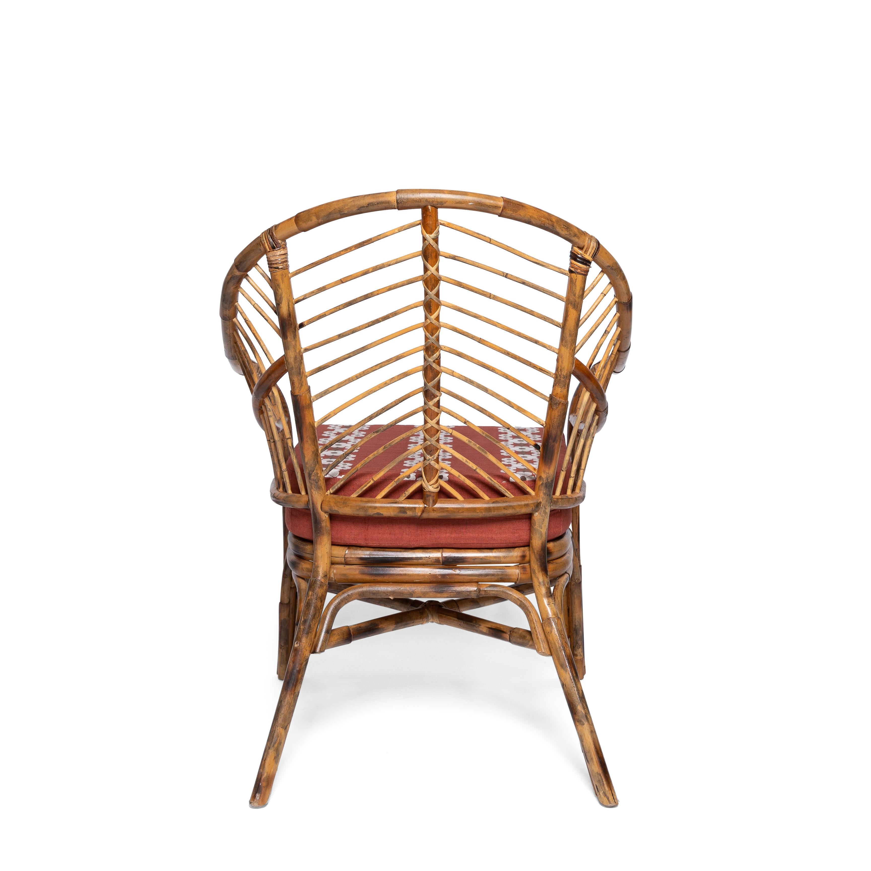 Piolo Bamboo Chair in Natural Honey Rattan, Modern furniture by Louise ...