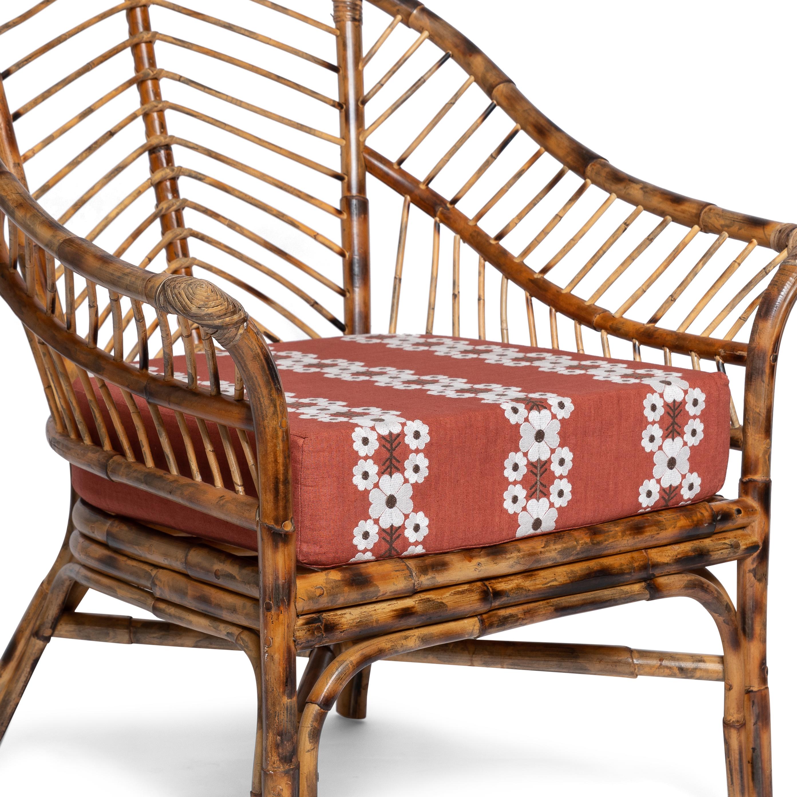 Piolo Bamboo Chair in Natural Honey Rattan, Modern furniture by Louise ...
