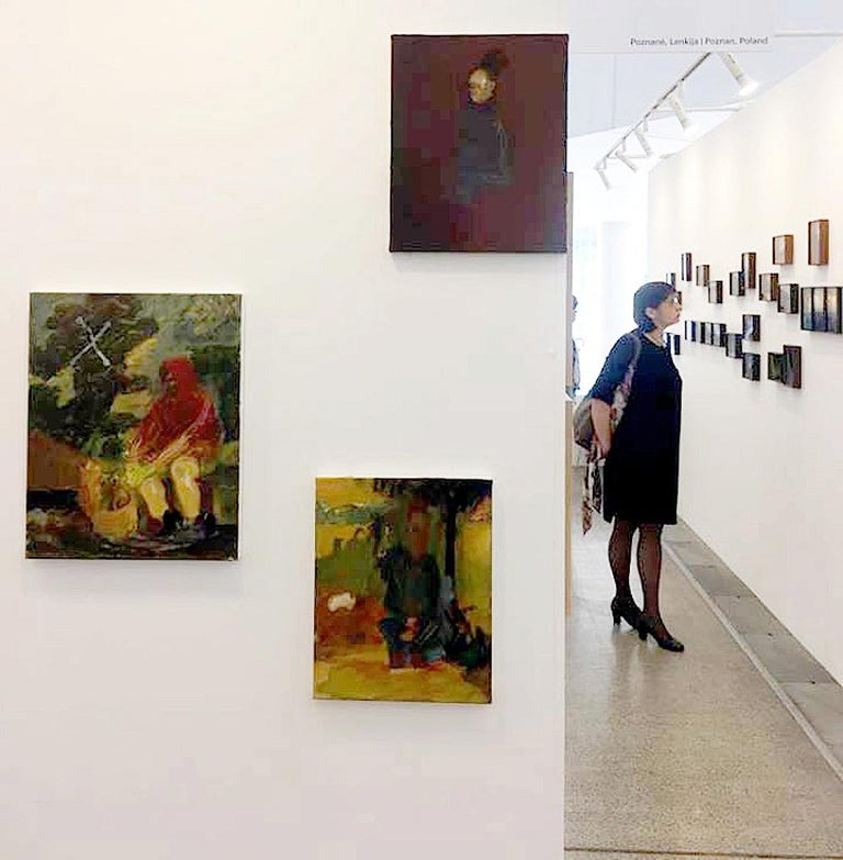 Piotr Kotlicki - Contemplation At The Pond - Contemporary Figurative ...