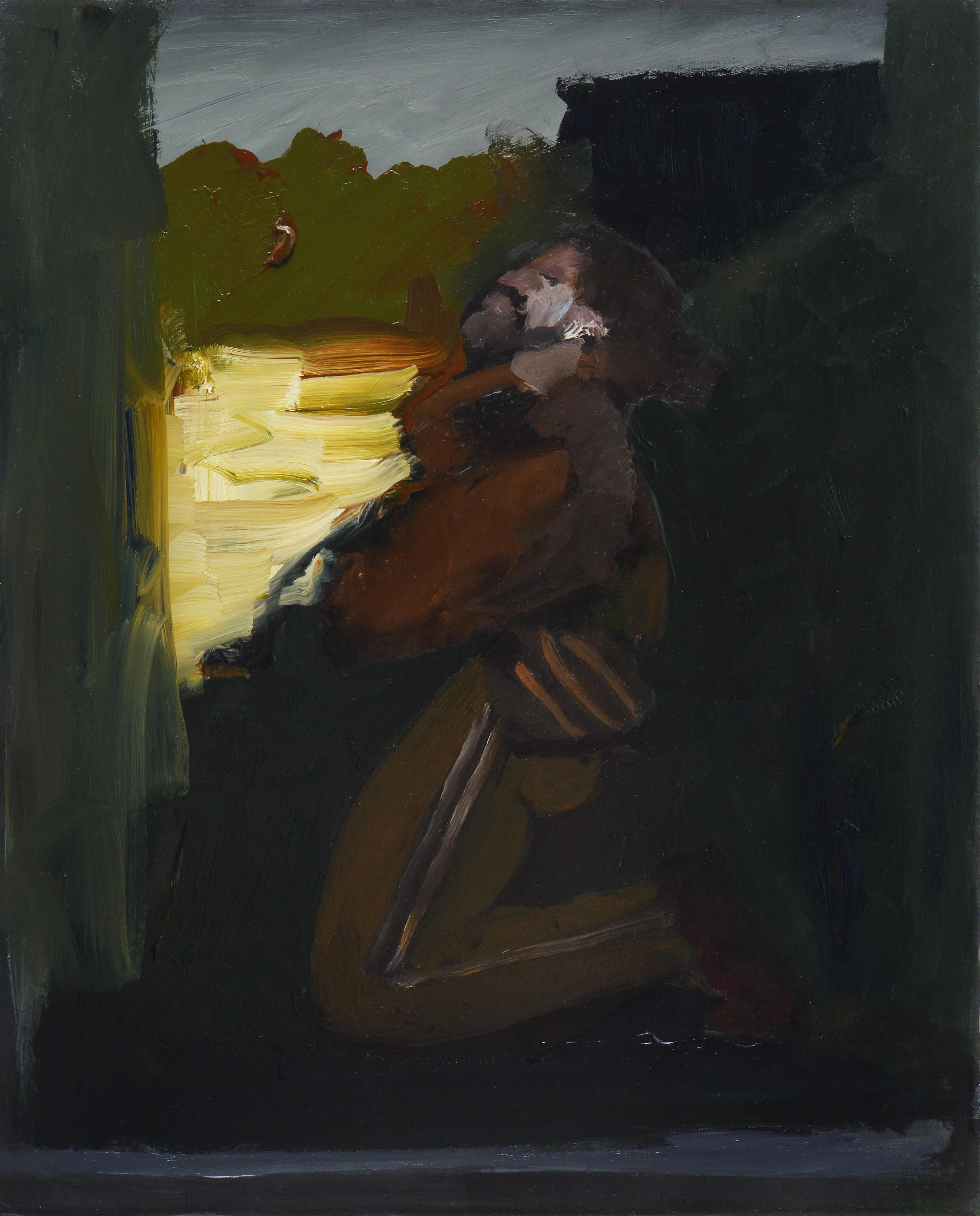 Piotr Kotlicki - Evening Chat - Contemporary Figurative Oil Painting ...