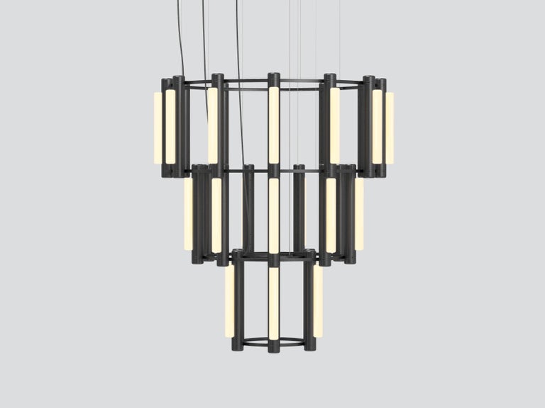 'Pipeline Chandelier 10 - Pendant' by Caine Heintzman for Andlight ...