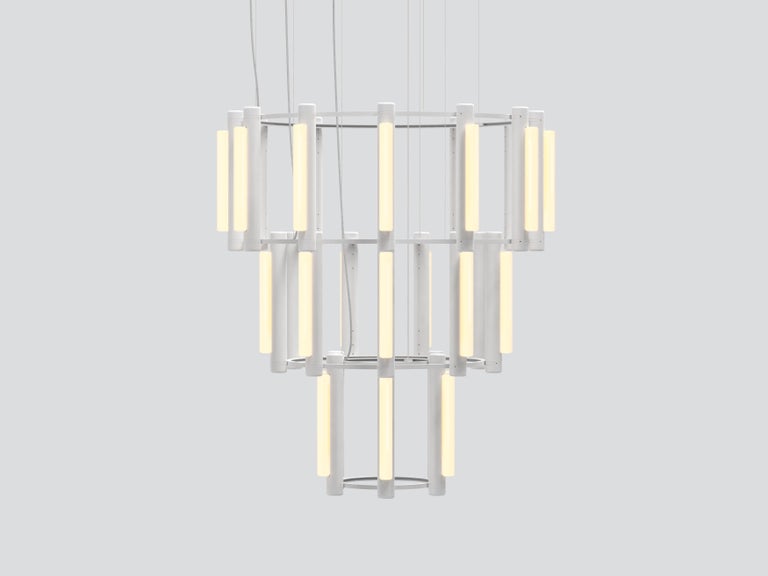 'Pipeline Chandelier 10 - Pendant' by Caine Heintzman for Andlight ...