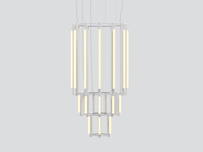 'Pipeline Chandelier 11, Pendant' by Caine Heintzman for Andlight ...