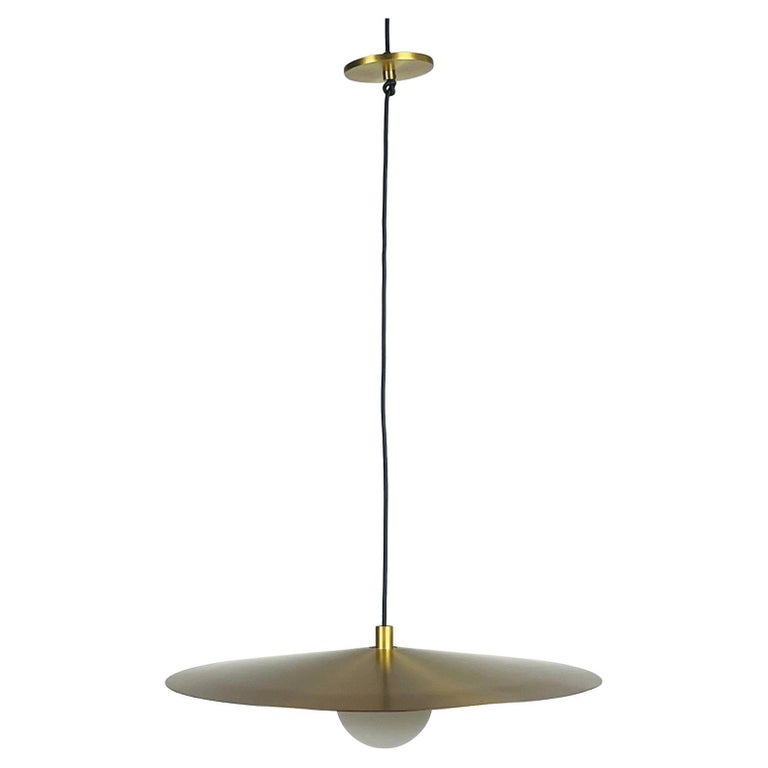 Pirlo Pendant in Solid Brass by Sean Lavin For Sale at 1stDibs