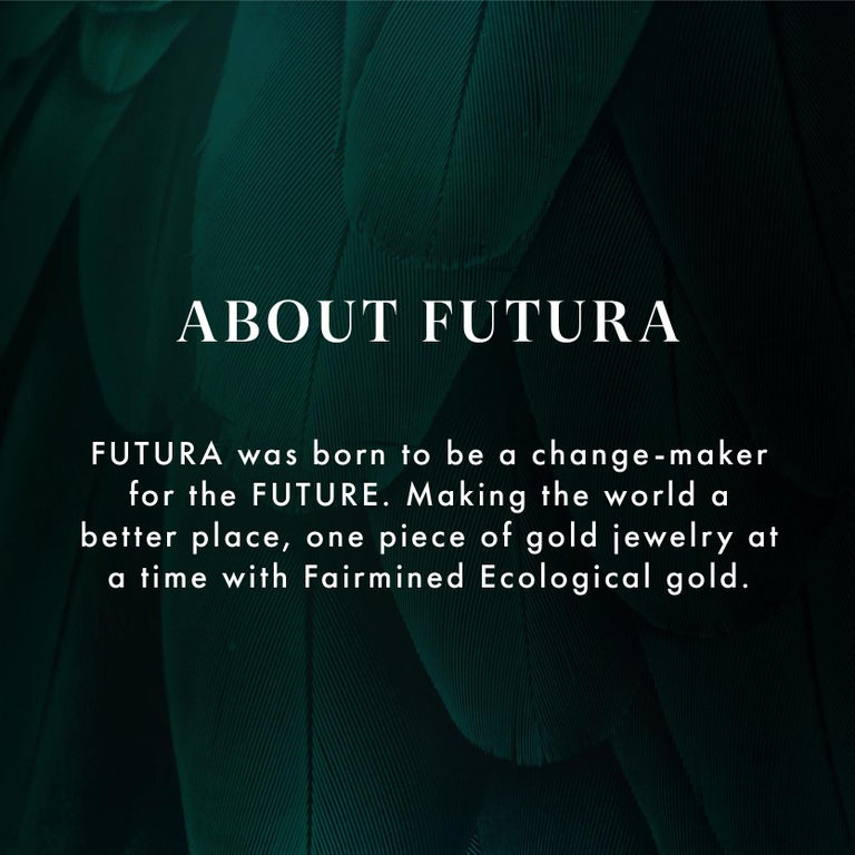 Pisces Zodiac Pendant Necklace 18kt Fairmined Ecological Gold For Sale at 1stDibs