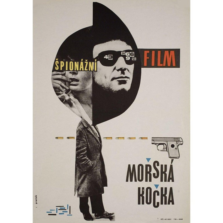 Pisica De Mare 1965 Czech A3 Film Poster For Sale at 1stDibs