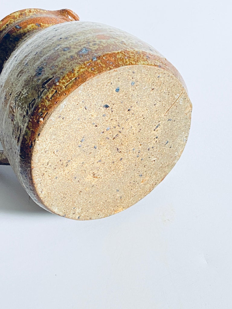 Pitcher or Jug in Stoneware Ceramic, Brown Color, France 1960, Old ...