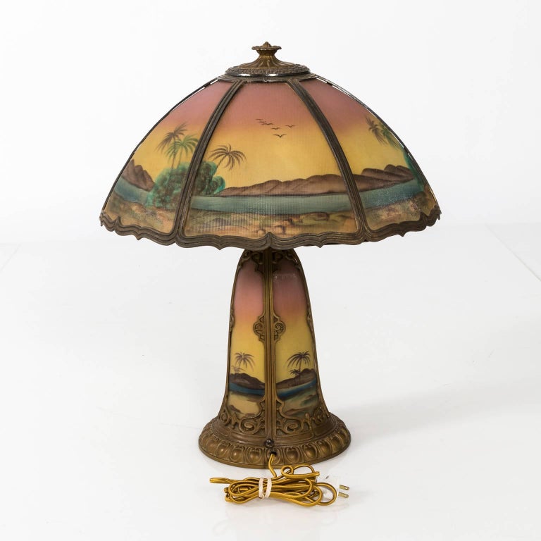 Pittsburgh Style Desert Lamp, circa 1915 at 1stDibs