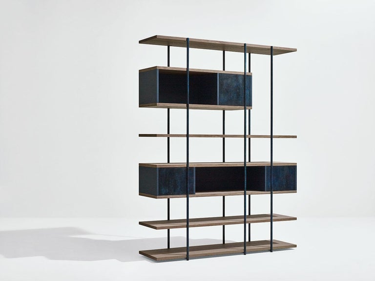 Pivot Bookshelf Green by SEM For Sale at 1stDibs