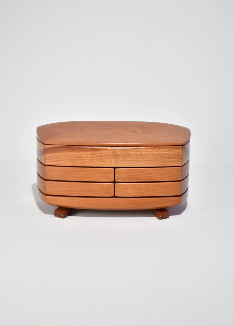Pivoting Wooden Jewelry Box at 1stDibs