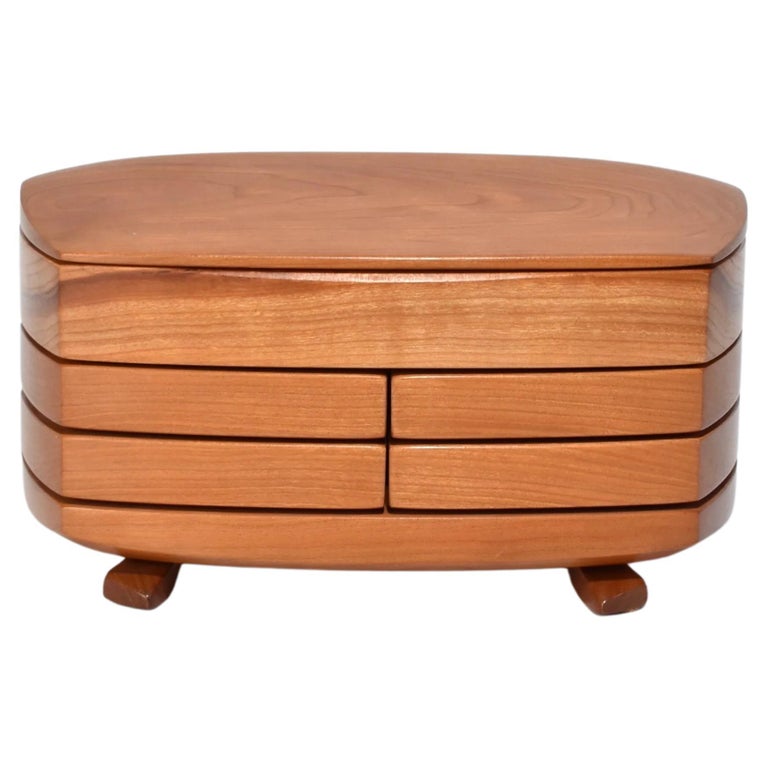 Pivoting Wooden Jewelry Box at 1stDibs