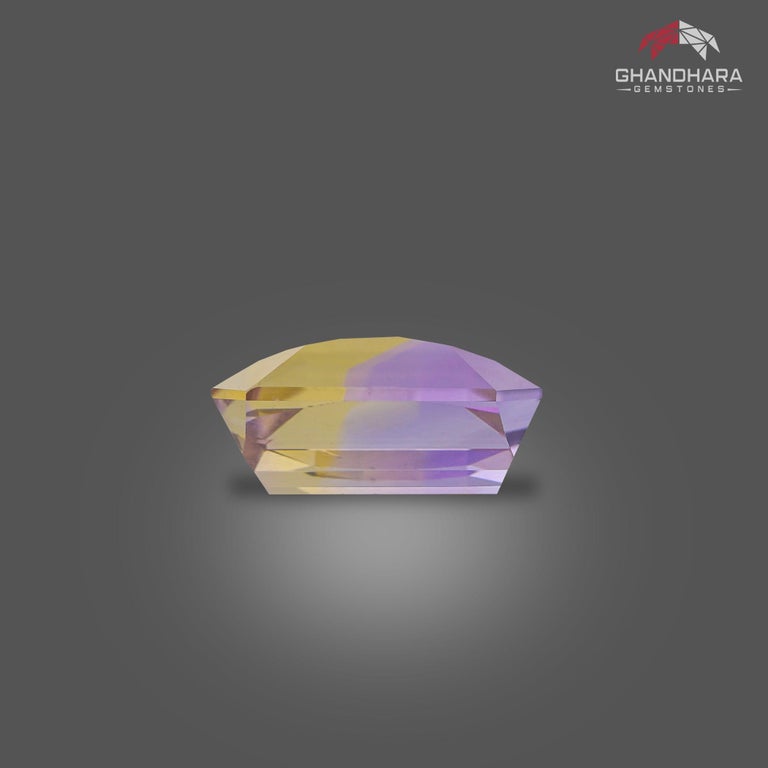Pixel Cut Ametrine Gemstone 10.05 Carats Ametrine Ring Natural Ametrine ...