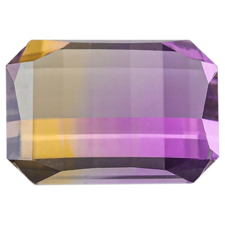 Pixel Cut Ametrine Gemstone 10.05 Carats Ametrine Ring Natural Ametrine ...