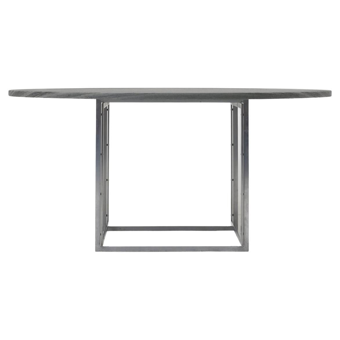 Poul Kjaerholm PK55 dining table with 4 PK11 armchairs at 1stDibs